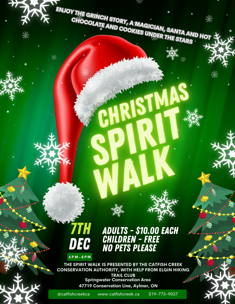 Christmas Spirit Walk – Catfish Creek Conservation Authority